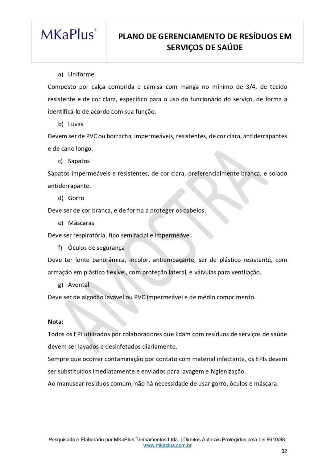 PGRSS Clínica Médica - POPs Prontos e Editáveis