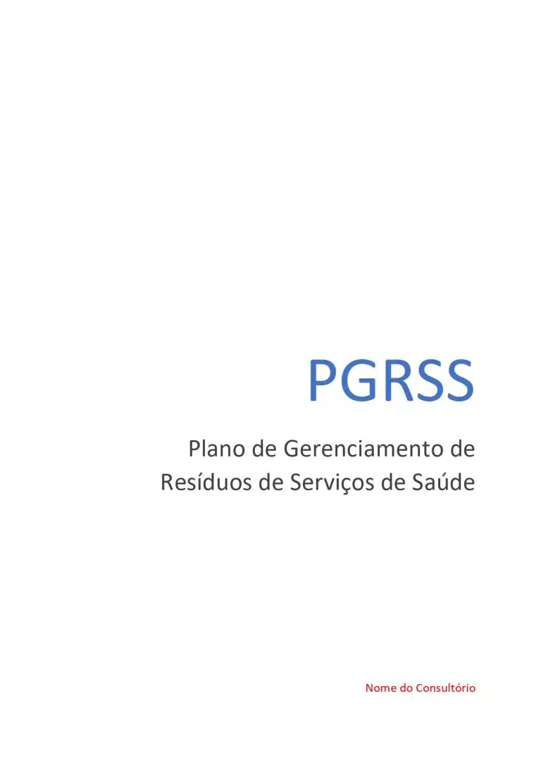 PGRSS Clínica Odontológica - POPs Prontos e Editáveis