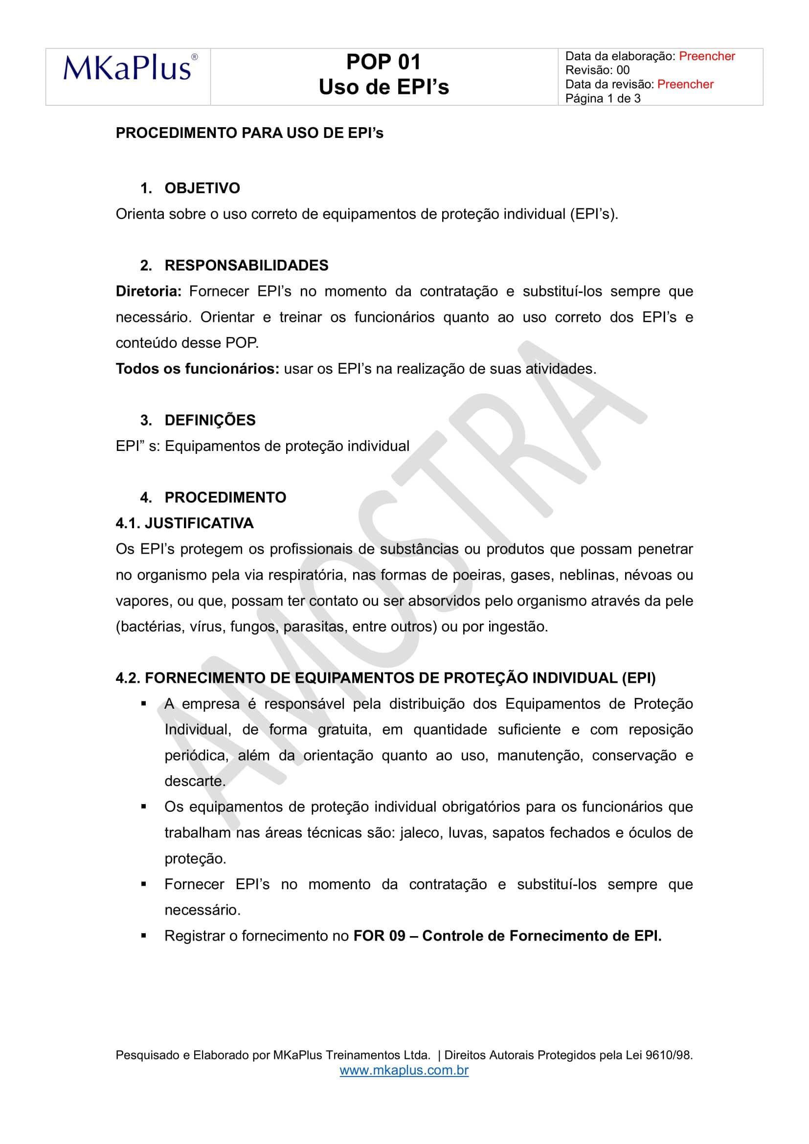 POPs Laboratório de Análises Clínicas - POPs Prontos e Editáveis